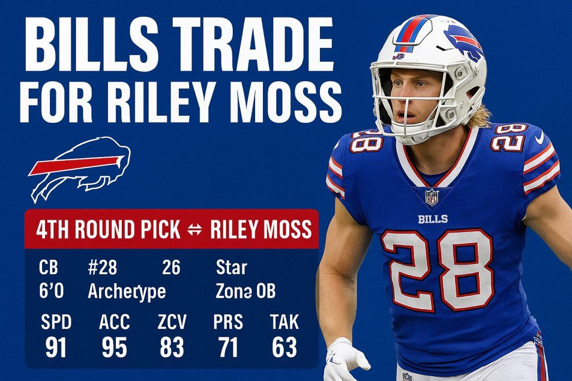 Buffalo Bills Acquire Riley Moss: Bolstering an Emerging Secondary ...
