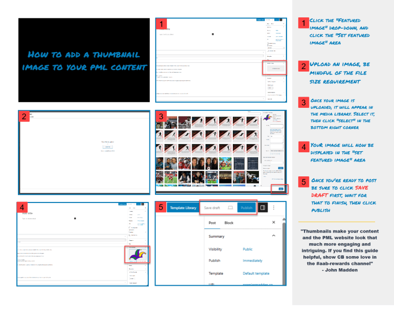Add Thumbnail Images to your PML Content, a Step-By-Step Guide ...
