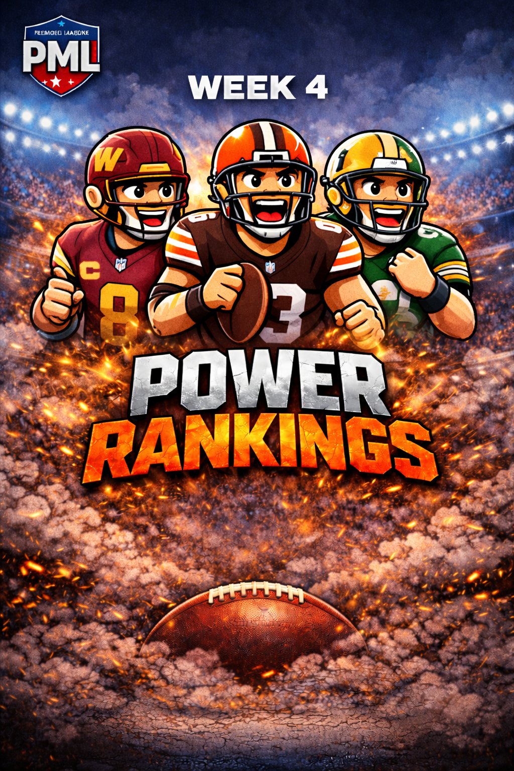 🏈 PML Week 4 Power Rankings – Premier Madden League